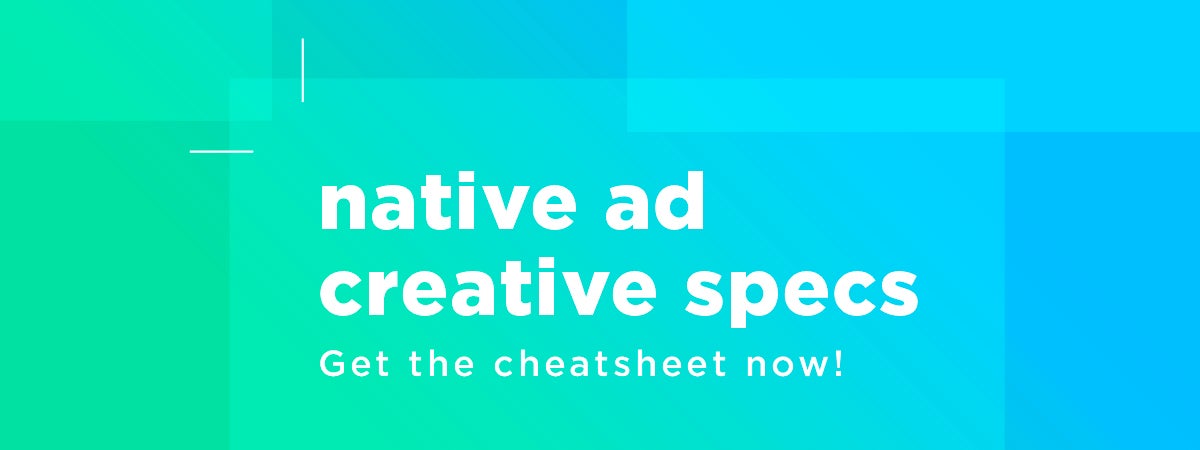 REQ | Native Ad Creative Specs for the Most Popular Vendors [Infographic]