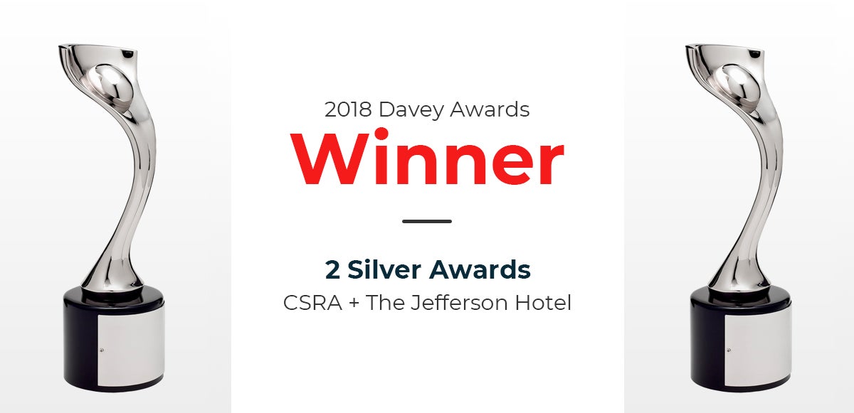REQ | REQ's Work With CSRA and The Jefferson Hotel Wins Davey Awards